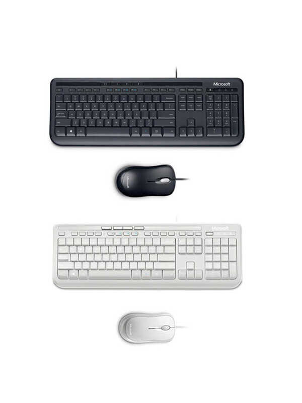 Microsoft 600 Delicate Keyboard Multimedia Silent Waterproof Wired ...
