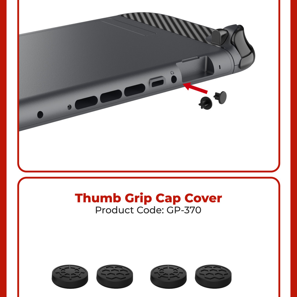 PGTECH Dustproof Plug Kit for Nintendo Switch 2 USB Cover + Thumb Grip ...