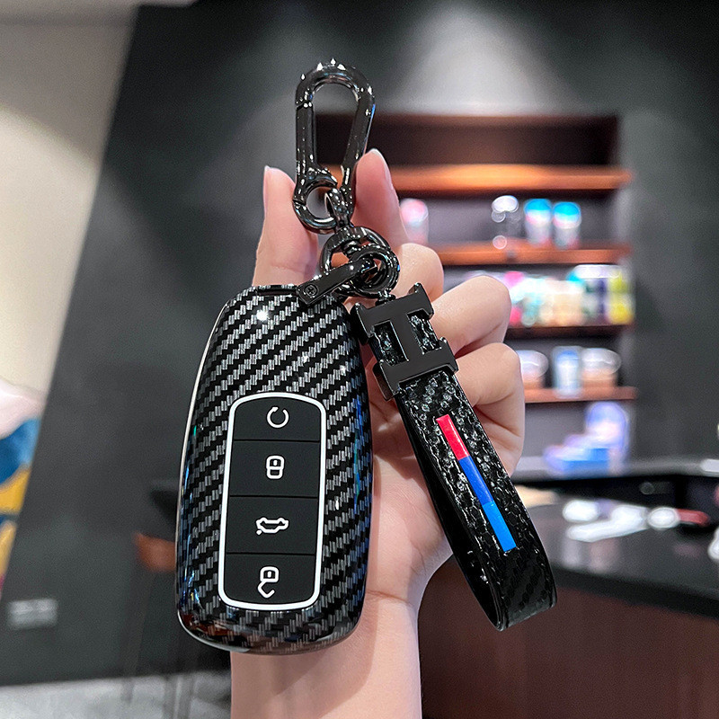 New Carbon Fiber Car Key Case Cover Chery Jaecoo J7 J8 Omoda 5 E5 C9 ...