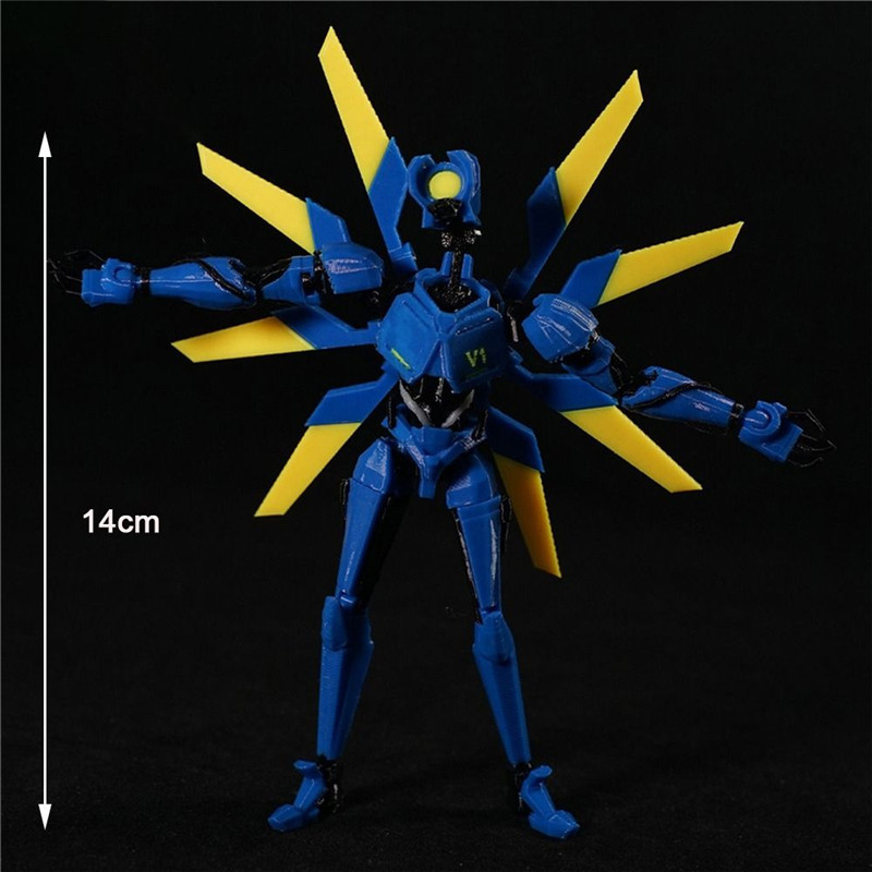 New 3D Printed Ultrakill Action Figures Blue Camera V1 Dummy13 Anime ...