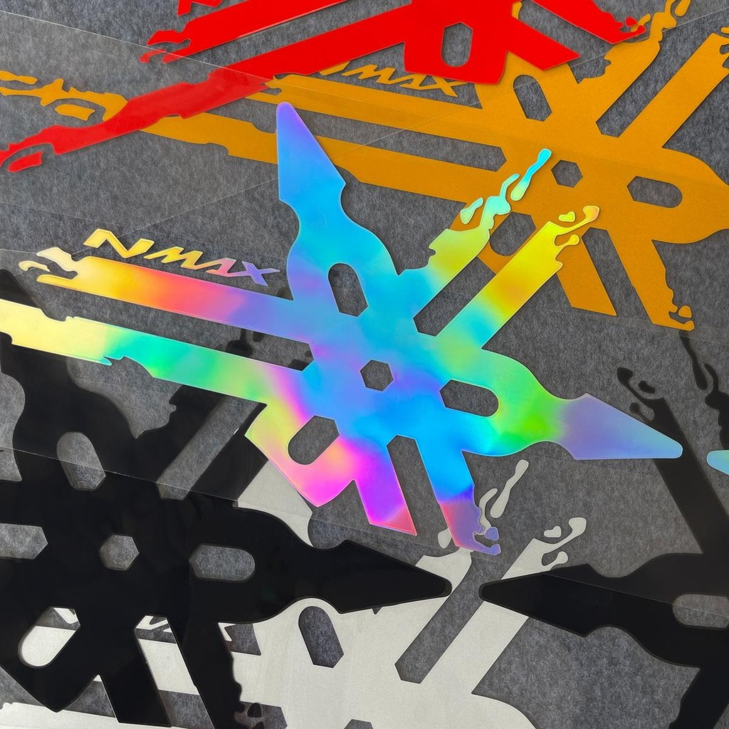 2PCS For Yamaha Nmax 155 Motorcycle carved vinyl reflective sticker ...