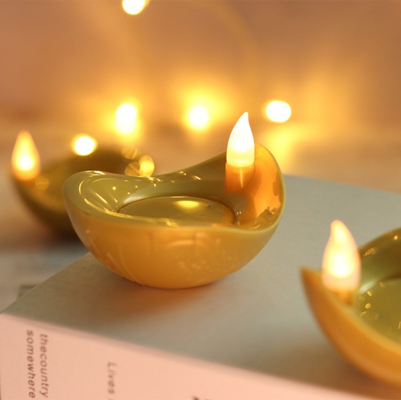 Deepavali LED Diya Lamp Floating Water Sensor Lamp Diwali Candle Lamp ...
