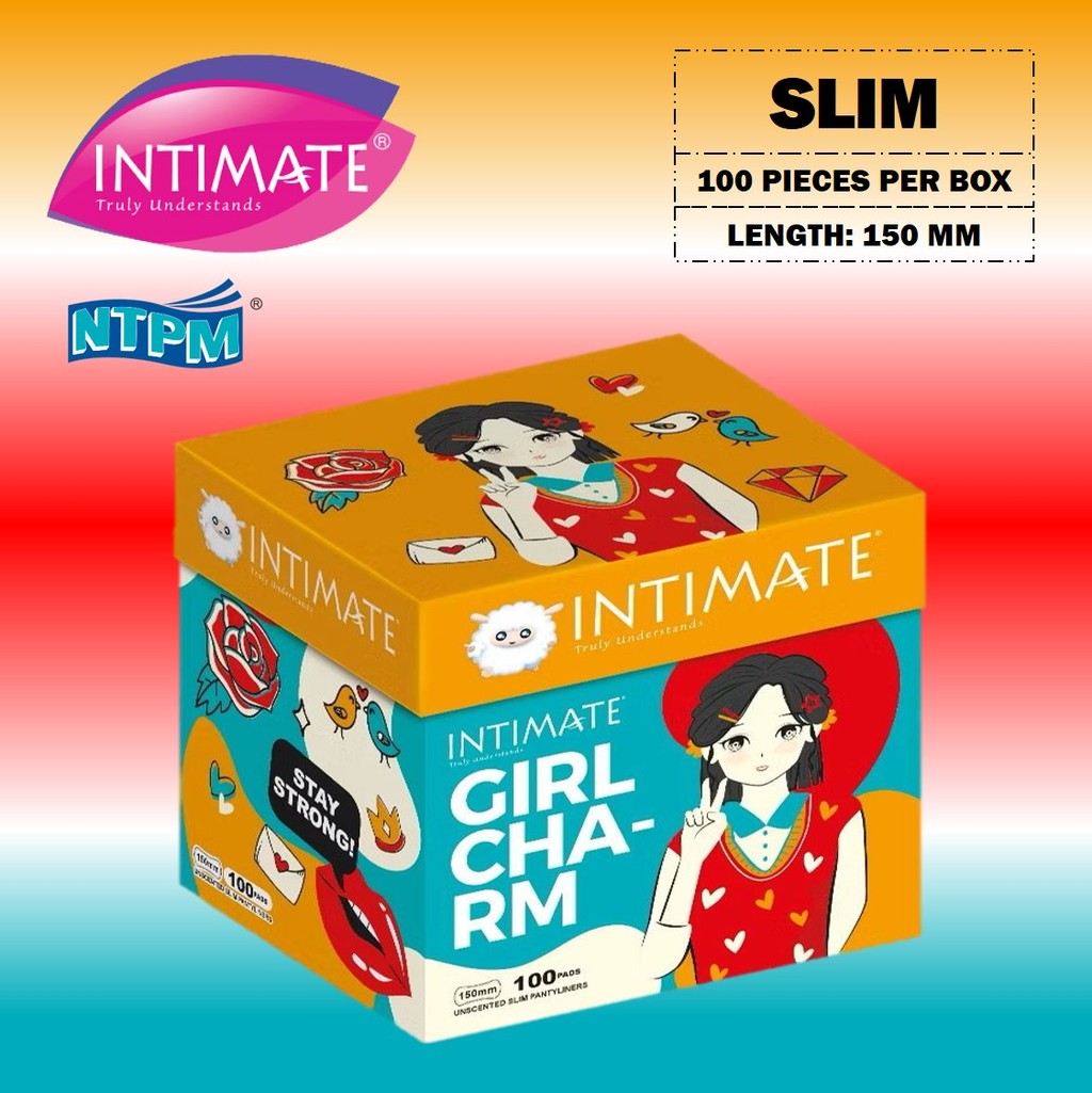 Intimate Box Unscented Pantyliner Sanitary Panty Liner Feminine Women ...