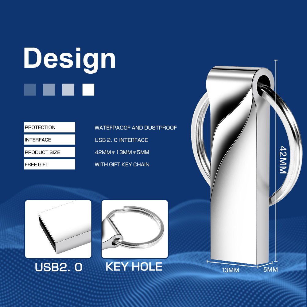 (Free Custom Logo) USB 2.0 Pen Drive Original 64GB Laser Engraving ...