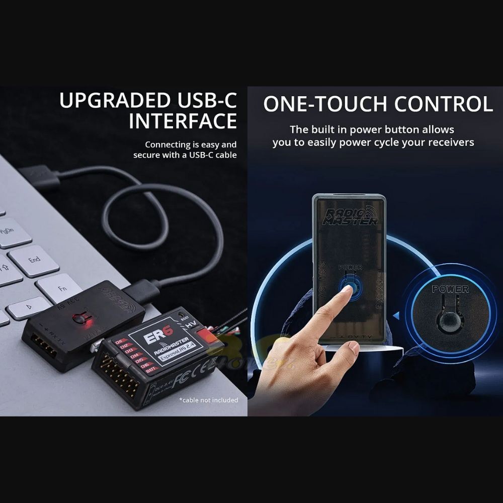 RadioMaster ExpressLRS USB UART Firmware Flasher V2 Dongle For Update ...