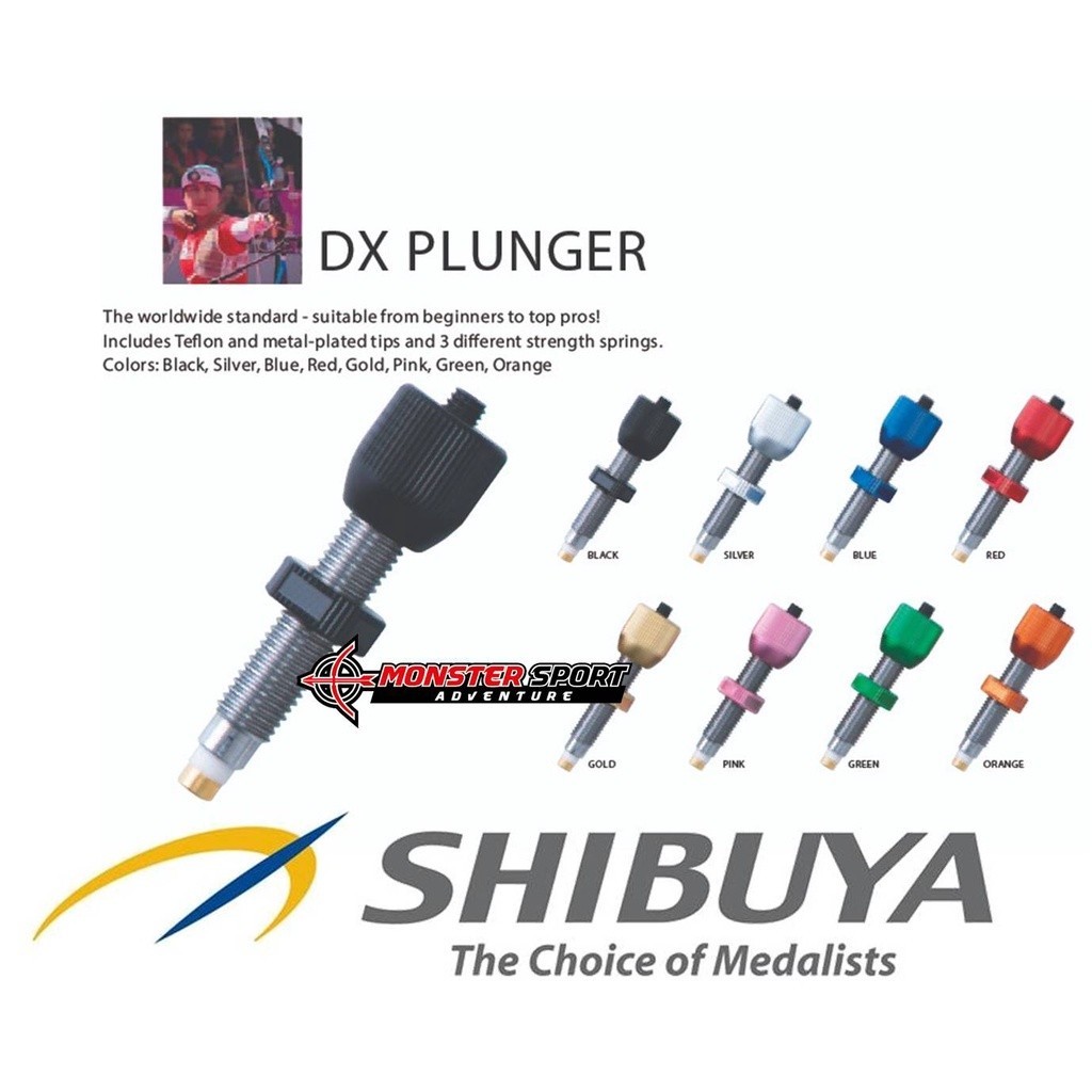 Archery Shibuya Archery Plunger Button DX Gold Pressure Button 5/16 ...