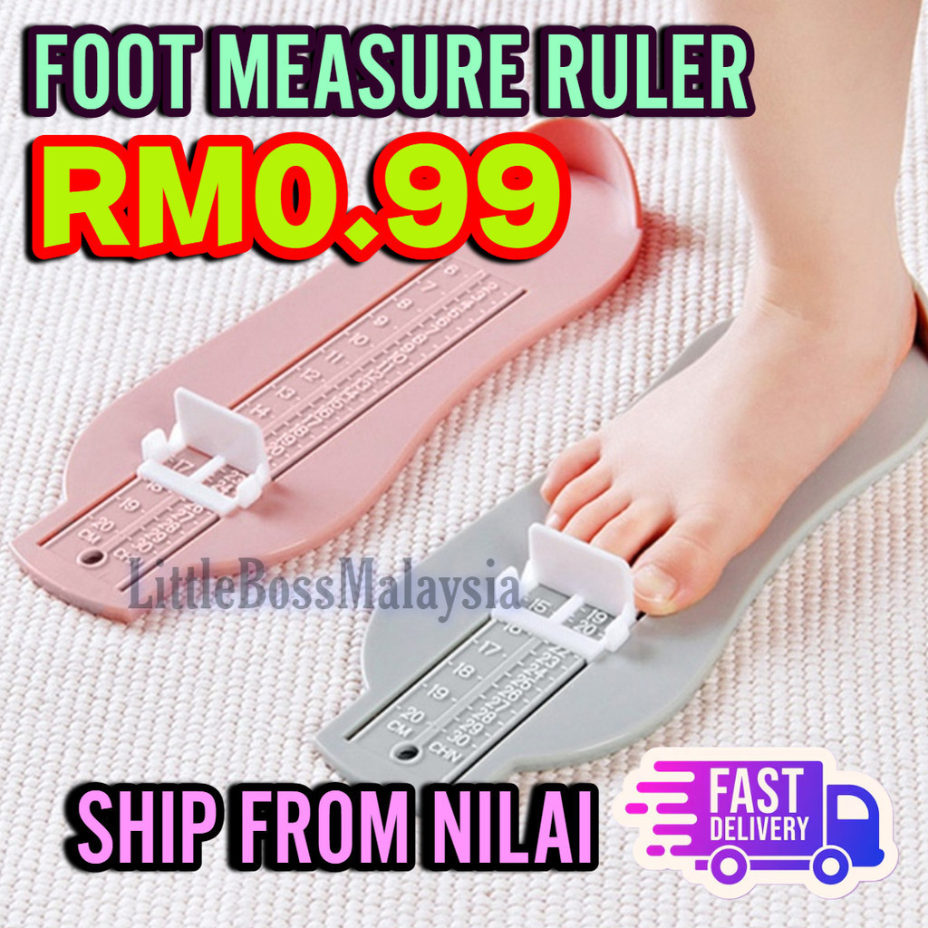 🔥𝑫𝑶𝑼𝑩𝑳𝑬 𝑺𝑪𝑨𝑳𝑬🔥Children Foot Measure Ruler Kids Baby Infant Feet Length ...