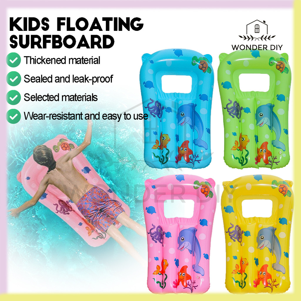 Inflatable Floating Bed Surfboard Children Swimming Surf board Float ...