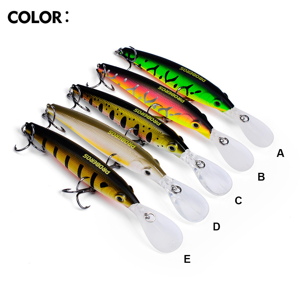 Proberos Floating Fishing Lure 12.5cm 13g Umpan Ikan Minnow Casting ...