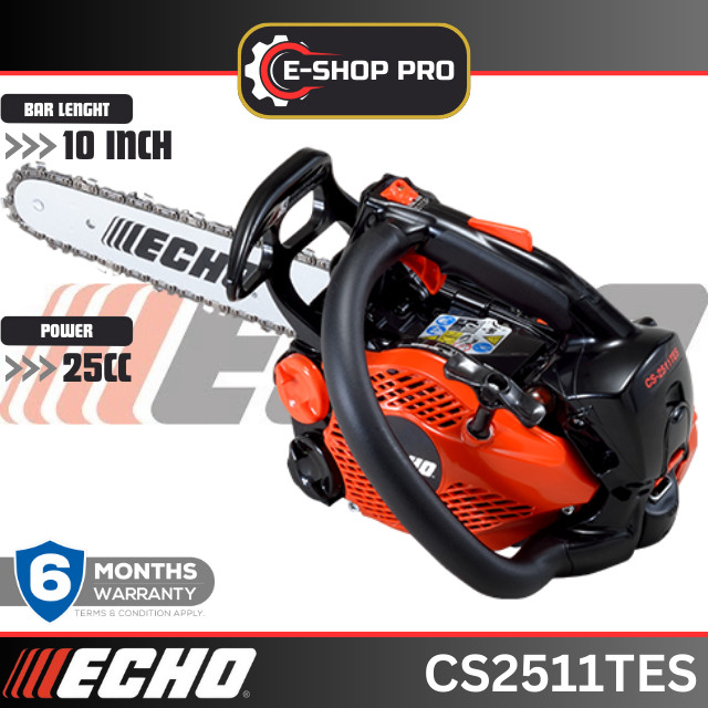 ECHO CS2511TES 10" MESIN GERGAJI POKOK MACHINE CHAINSAW (2 LEJANG / 2 ...