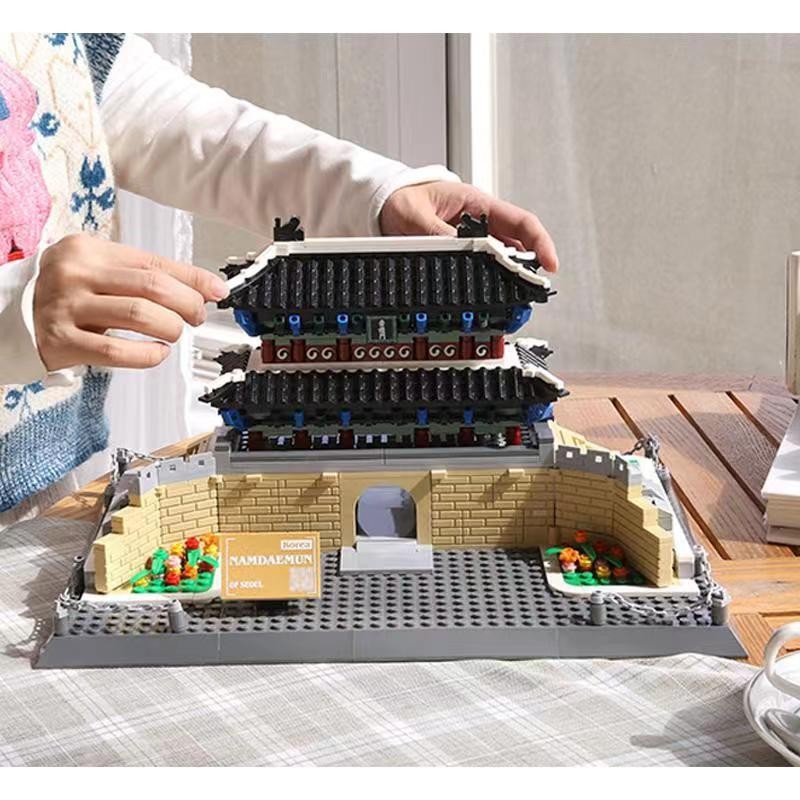 Dome of the Rock Mosque Building Blocks 983 Pcs WANGE Muslim Islam ...