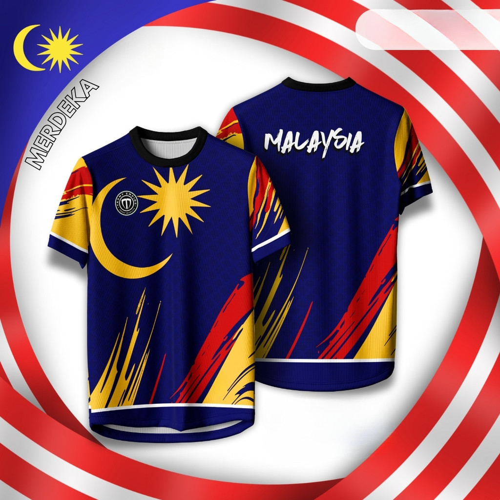 Merdeka 68 Year Sublimation Tshirt | Baju MERDEKA 2024 MERDEKA 2024 ...