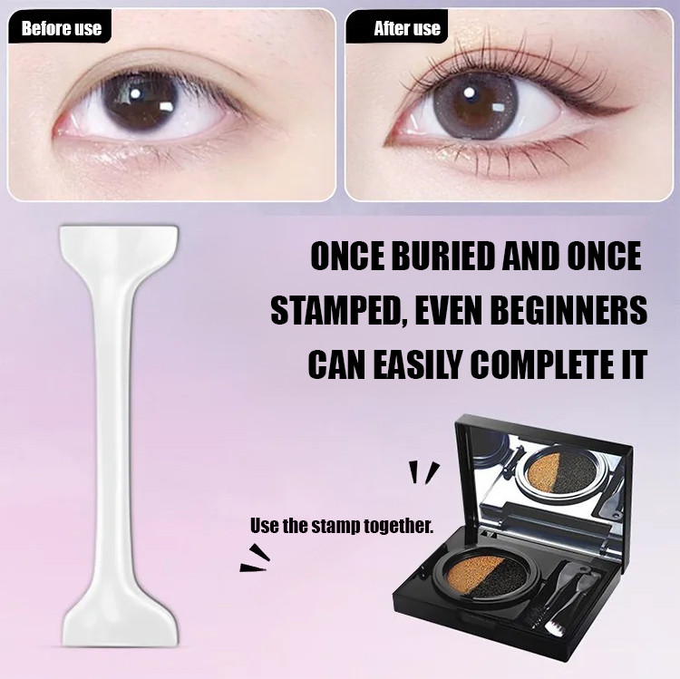 waterproof and sweatproof Eyeliner Stamp Eyebrow Pencil All Smudge ...