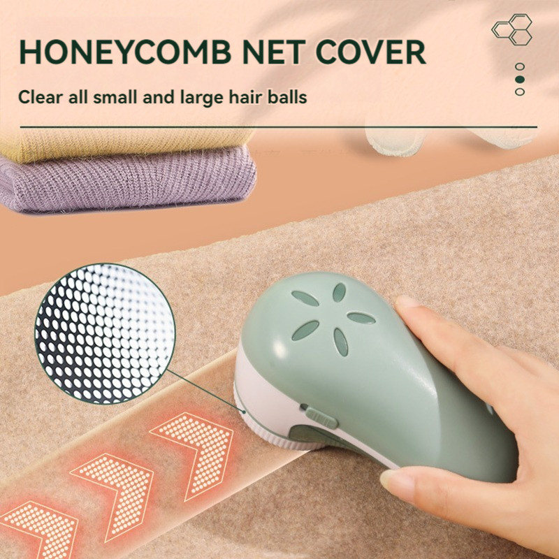 Wireless Lint Remover Cordless Fabric Shaver Rechargeable USB Shaver ...