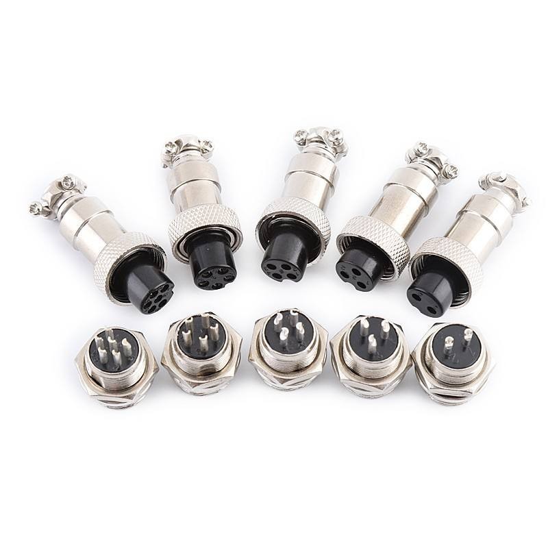 Aviation Plug 12MM Male Opening Hole GX12-2 Cores 3 Cores 4 Cores 5 ...
