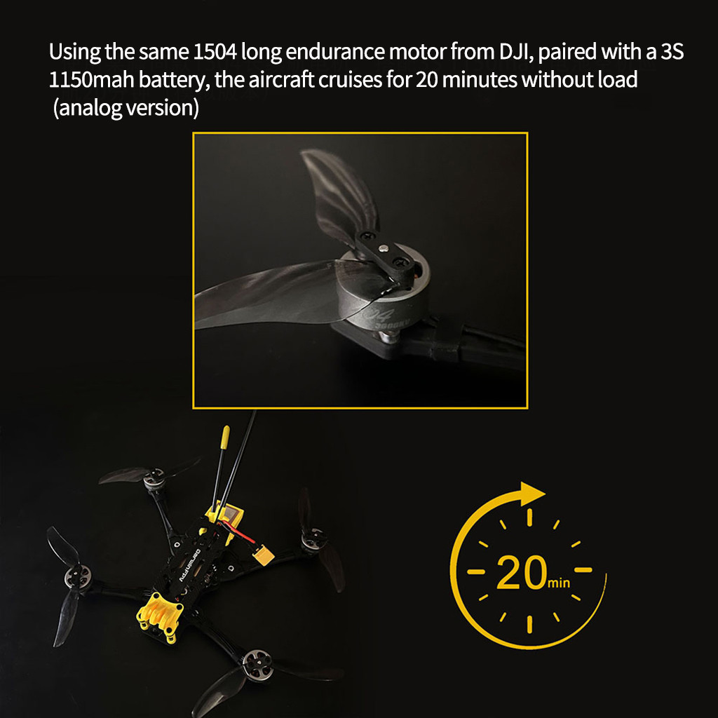 DarwinFPV RTF FPV Kit FoldApe4 Foldable FPV Drone 4 Inch F411 15A ELRS ...