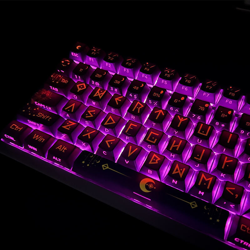 Spot Keycap Sublimation Cang Haiyue "Night Sky Fantasy" Keycap OEM ...
