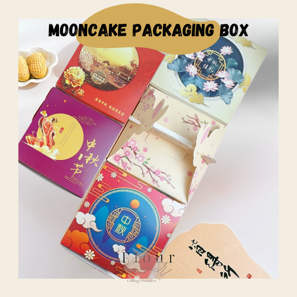 FS 10pcs Mooncake Box Mooncake Paper Bag | Traditional Economic ...