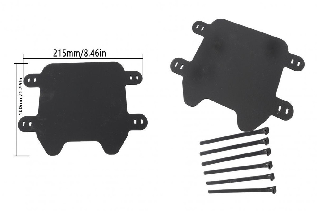 [FM] Simple Structure License Plate Frame Waterproof License Plate ...