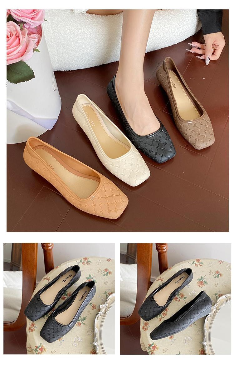 READY STOCK Magni Kasut Perempuan Thick Heel Fashion Pointed Shoes ...