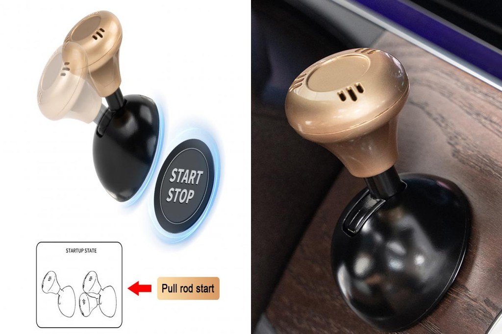 SDRU Durable Car Accessory Universal Size Car Start Button Cover ...