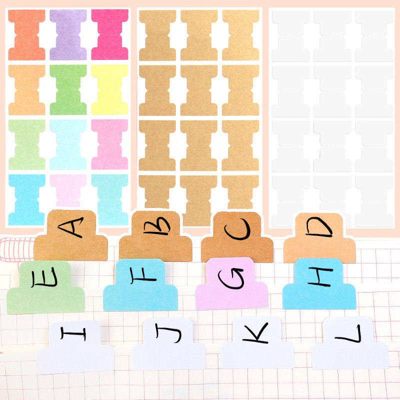10 Sheets Colorful Index Stickers - DIY Page Marking Stickers - Student ...