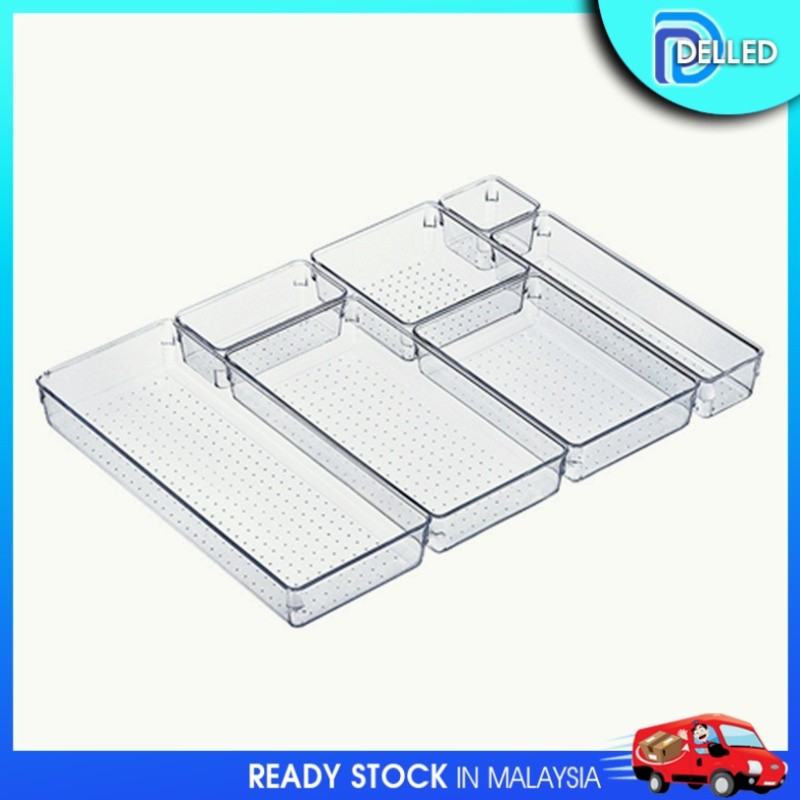 🇲🇾DELLED🇲🇾 Cosmetic Cabinet Anti-Scratch Drawer Organizer Office Desk ...