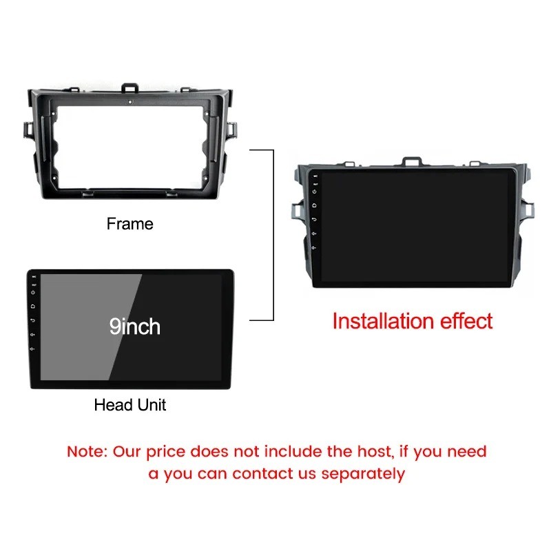 Evean 9inch Car Android Player Casing For Toyota Corolla Altis 2007 ...