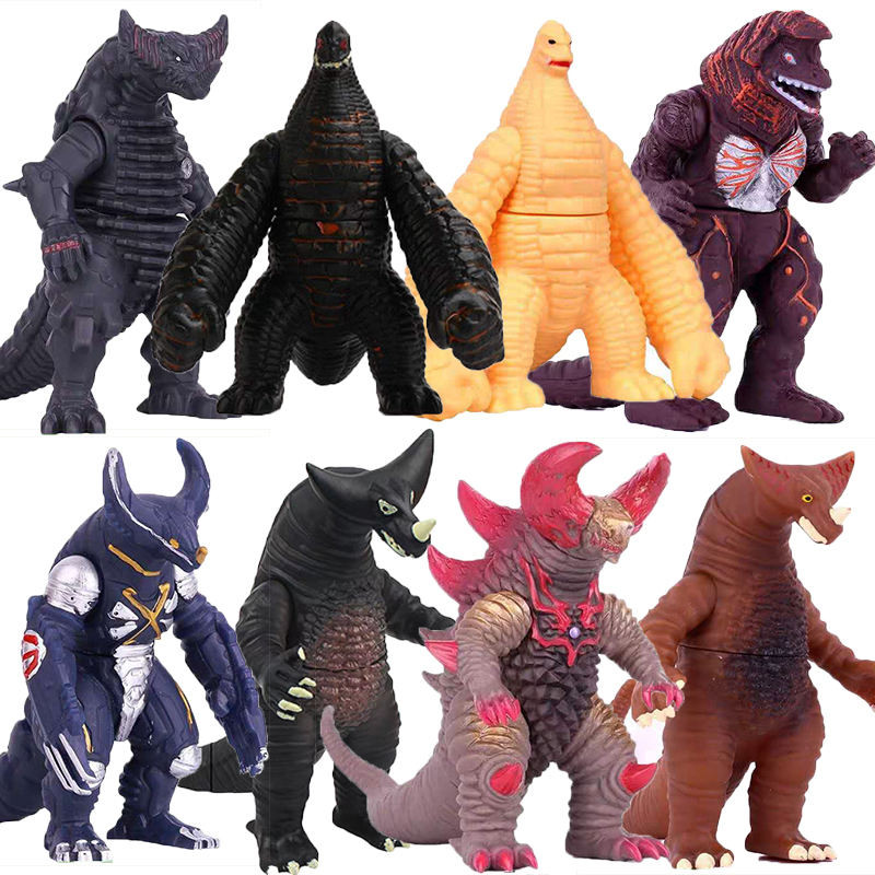 Soft Plastic Monster Flame Gorzan Gold Red King Ancient Skeleton ...