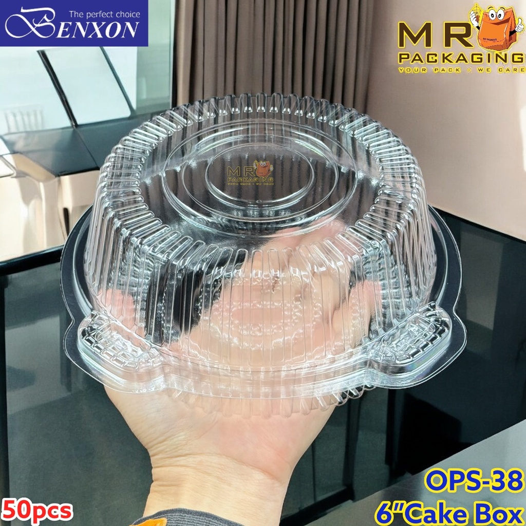 OPS-C38 BENXON 6" Round Cake Tray with Lock [ 50pcs± ] Bakery ...