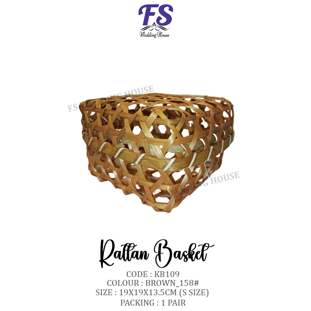 RATTAN BASKET/PICNIC BASKET/BAMBOO BASKET/BAKUL HANTARAN/BASKET ...