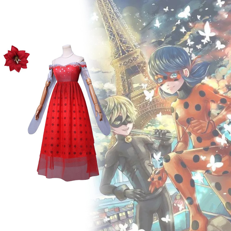 Ladybug & Cat Noir Fairy Tale Styled Cosplay Costume - Perfect for ...