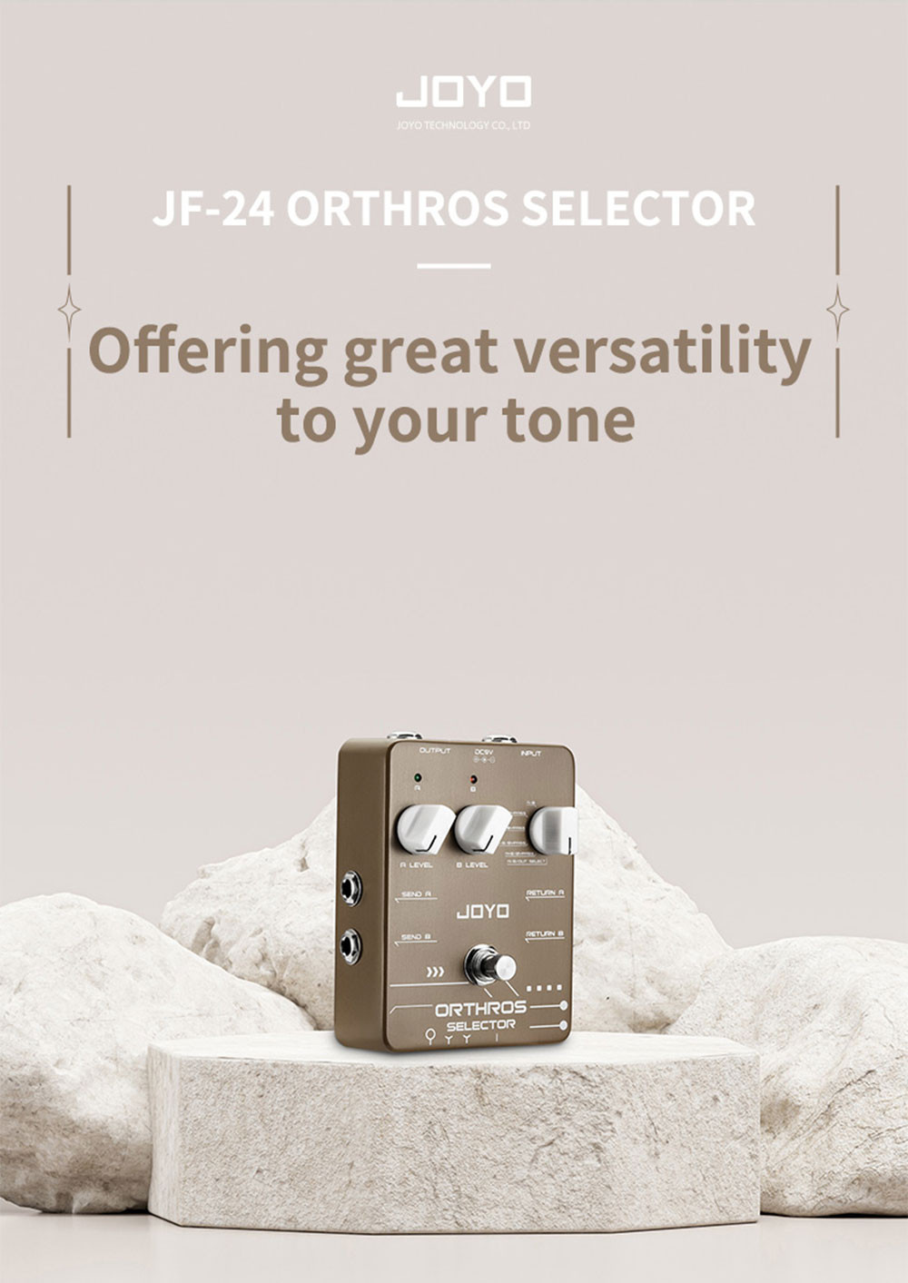 JOYO JF-24 Orthros Selector Guitar Effect Pedal 6 Looping Modes ...