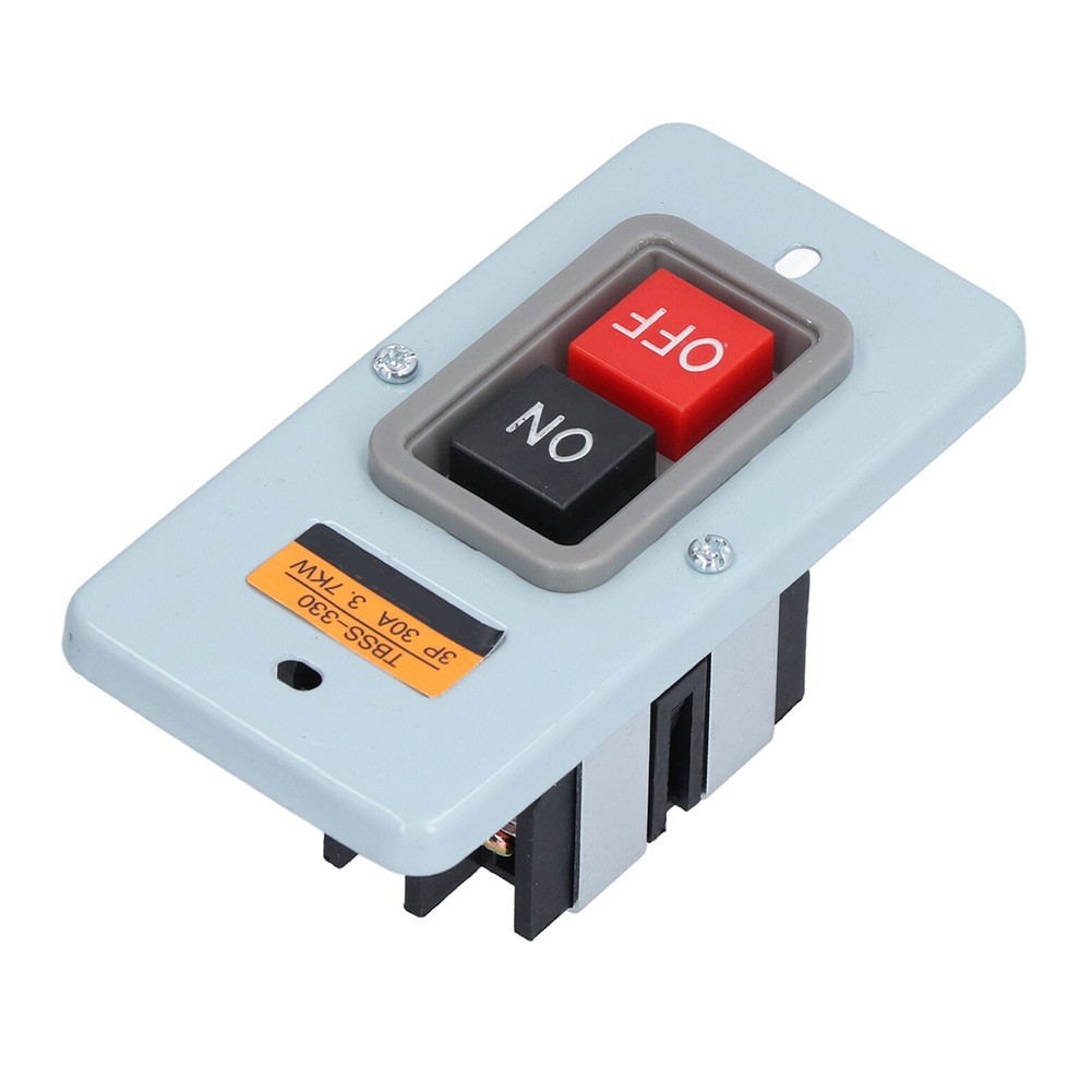 [Super] 3P 30A 3.7KW Motor Control Start Stop ON/OFF Push Button Switch ...