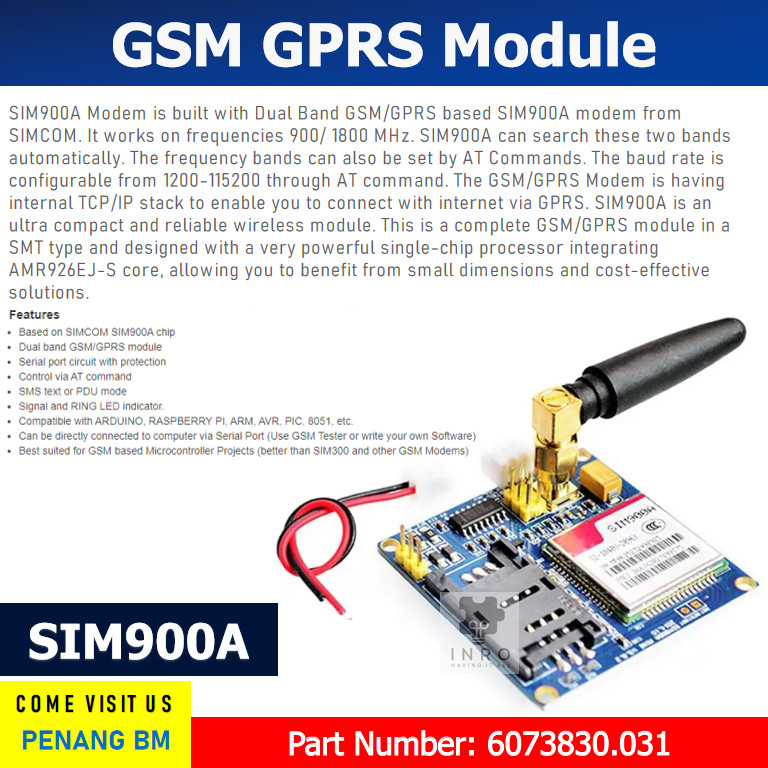 SIM900A GSM GPRS Wireless Extension Module Board Free Antenna for ...