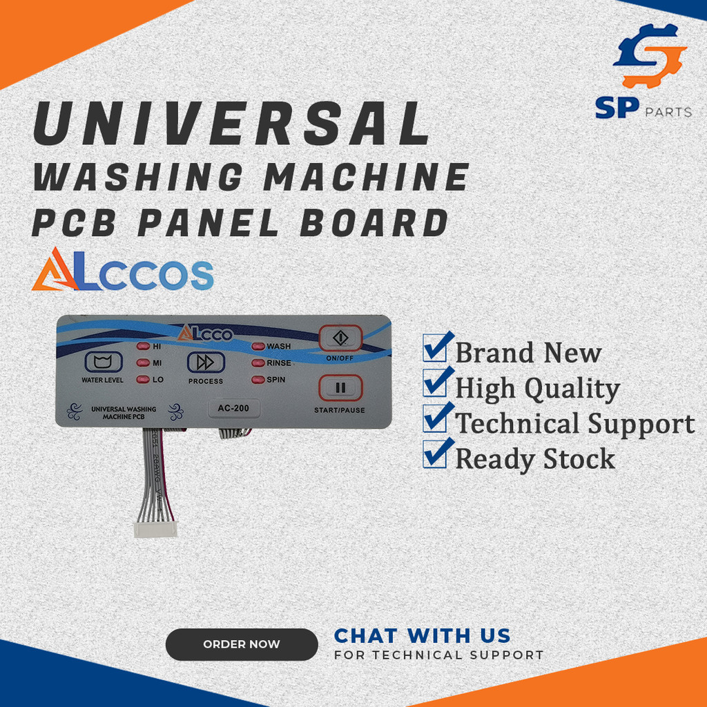 UNIVERSAL MULTI AC-200 WASHING MACHINES PCB PANEL / MULTI PCB BOARD ...