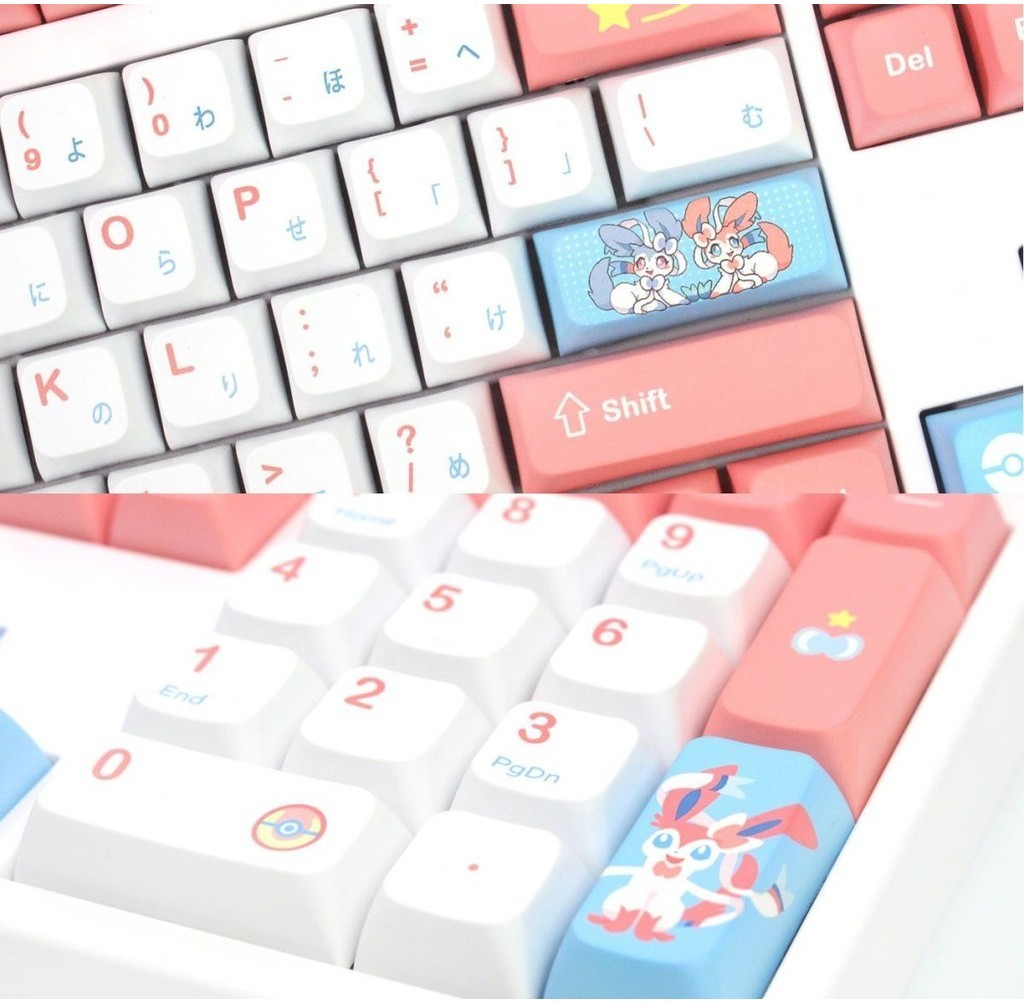 Sylveon Pokemon Keycap Similar XDA Profile PBT Five-sided Dye ...