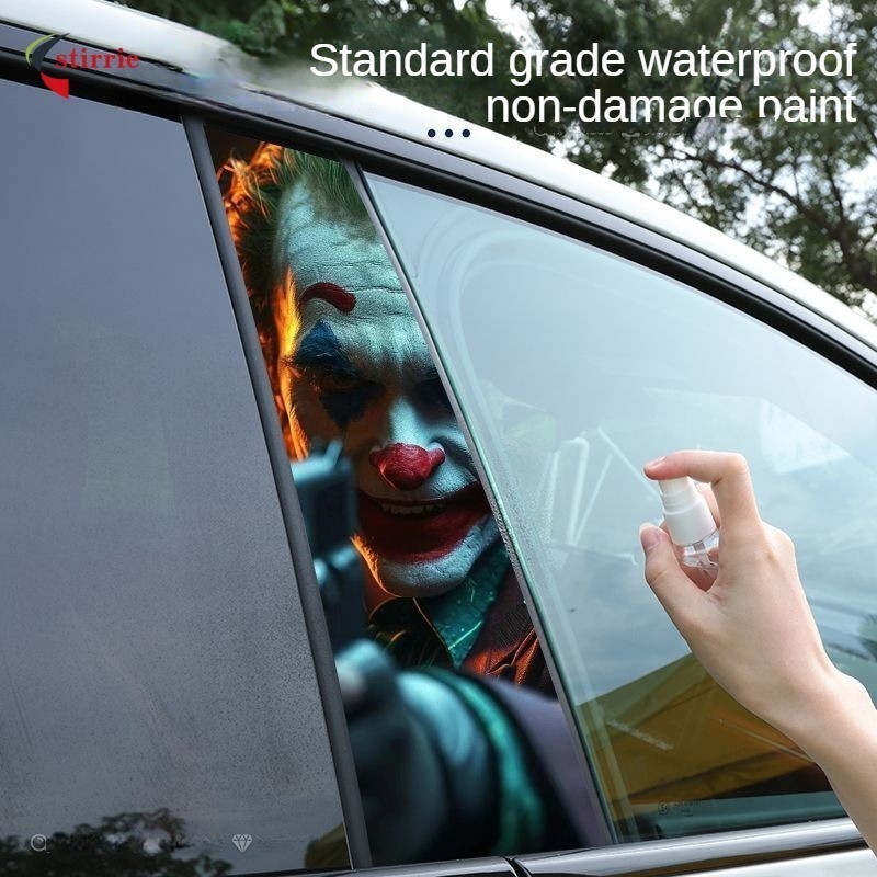 Car sticker PE film Cover Stripe Car Door Center Column Pillar sticker ...