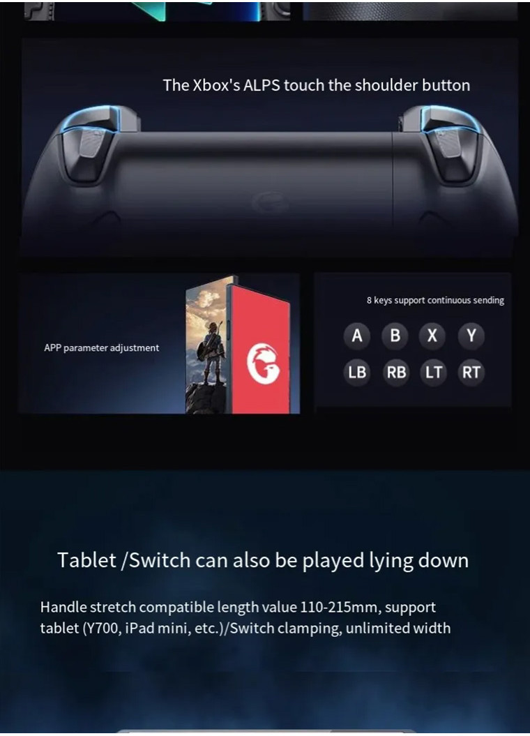 Original GAMESIR G8+ Wireless Mobile Game Controller Mobile Tablet ...