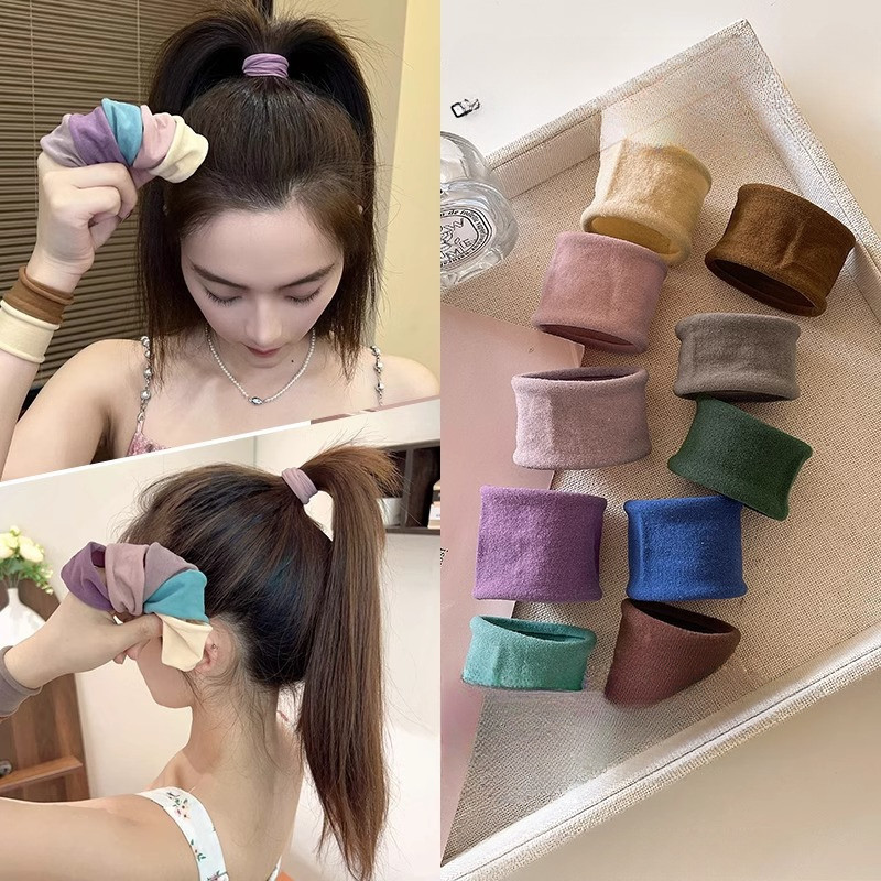 [Magpie] Women's Hair Tie Widened Soft Hair Rope High Elasticity ...