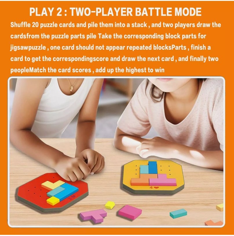Colorful Foam Block Jigsaw Puzzle 3D Tangram Toy Puzzle Block Game ...