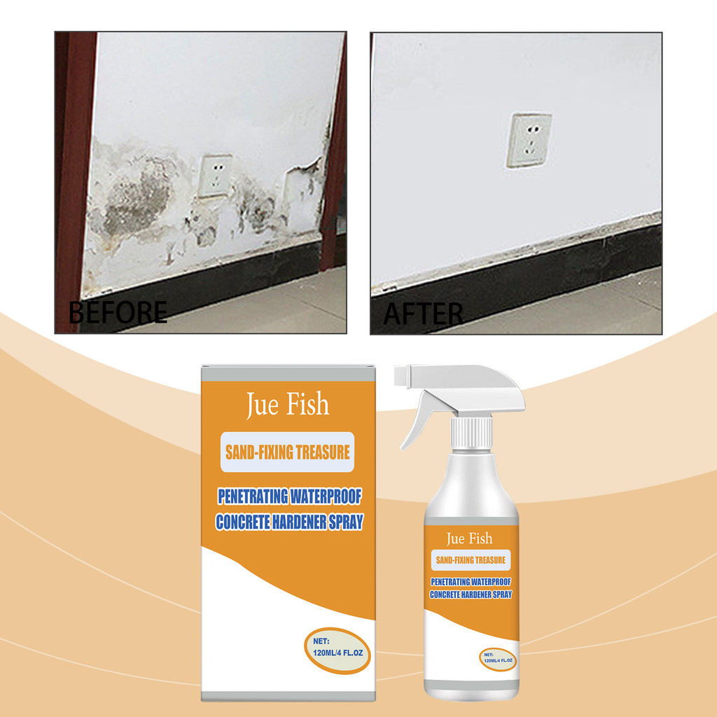 120ml JUE-FISH Waterproofing Concrete Hardener Seepage Control ...