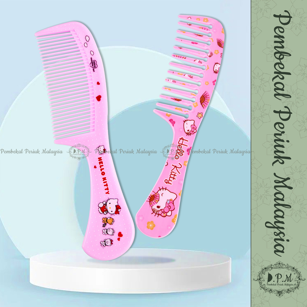 Hello Kitty Combs / Sikat Rambut Hello Kitty (READY STOCK) | Shopee ...