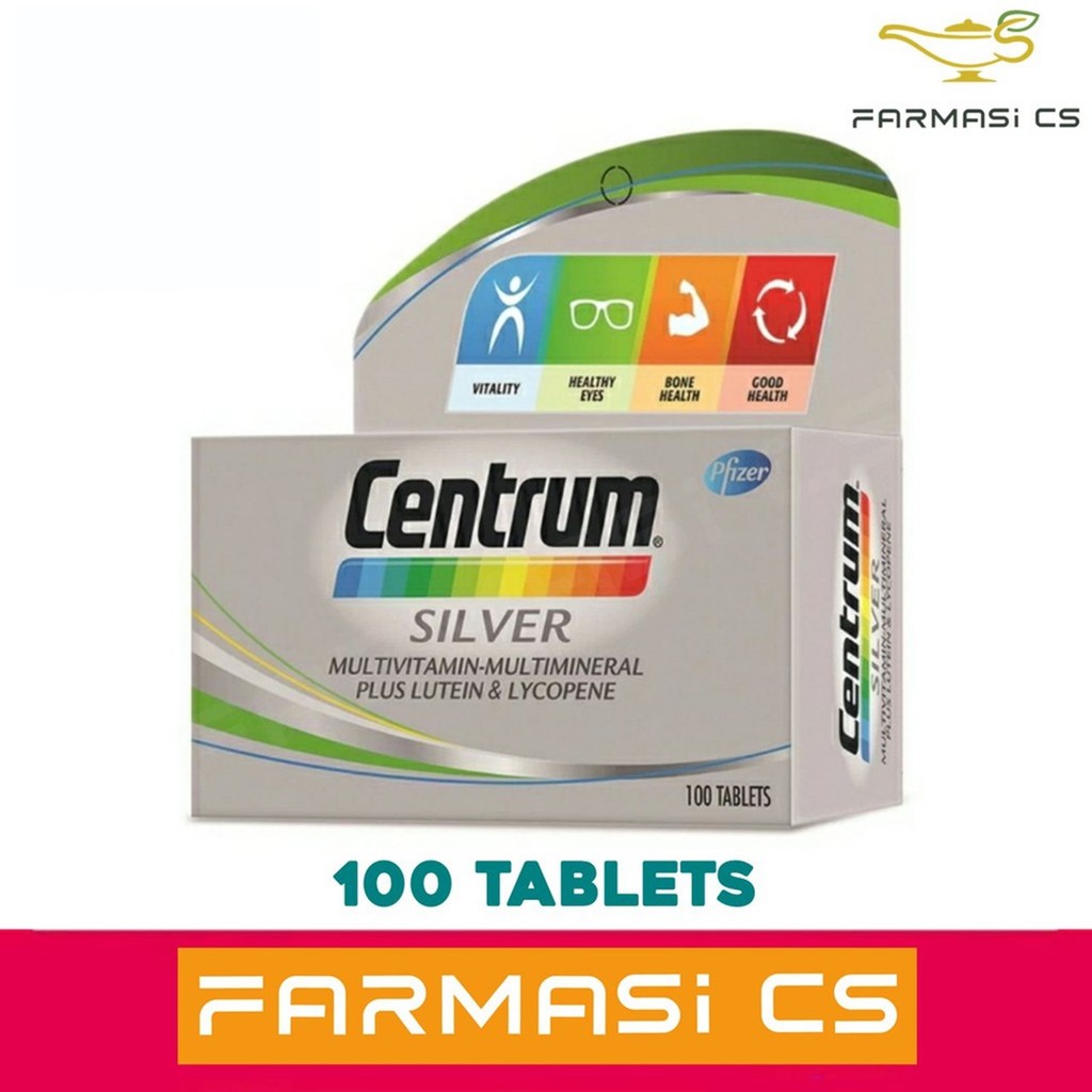 CENTRUM SILVER Multivitamin-Multimineral 100 Tablets EXP:01/2026 ...