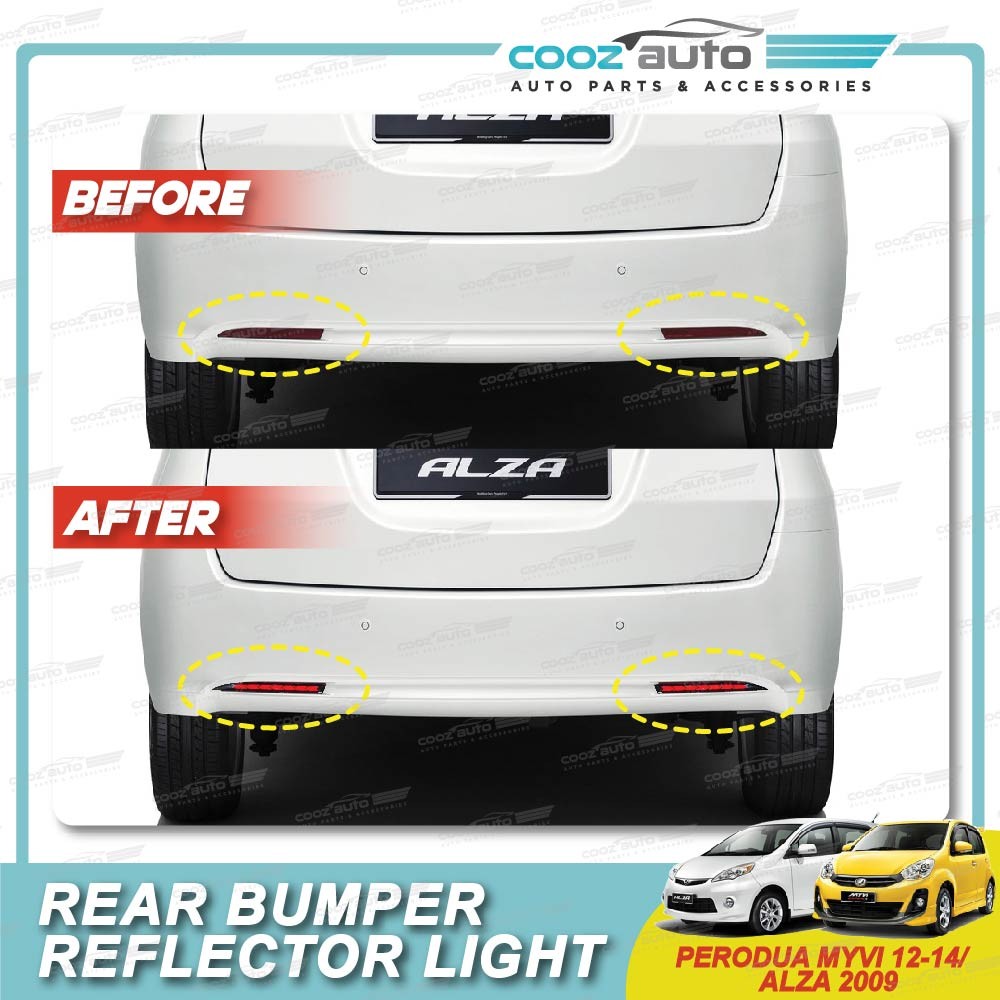 Perodua Alza 2009 - 2013 Myvi Lagi Best 2011 - 2014 Rear Bumper Lamp ...