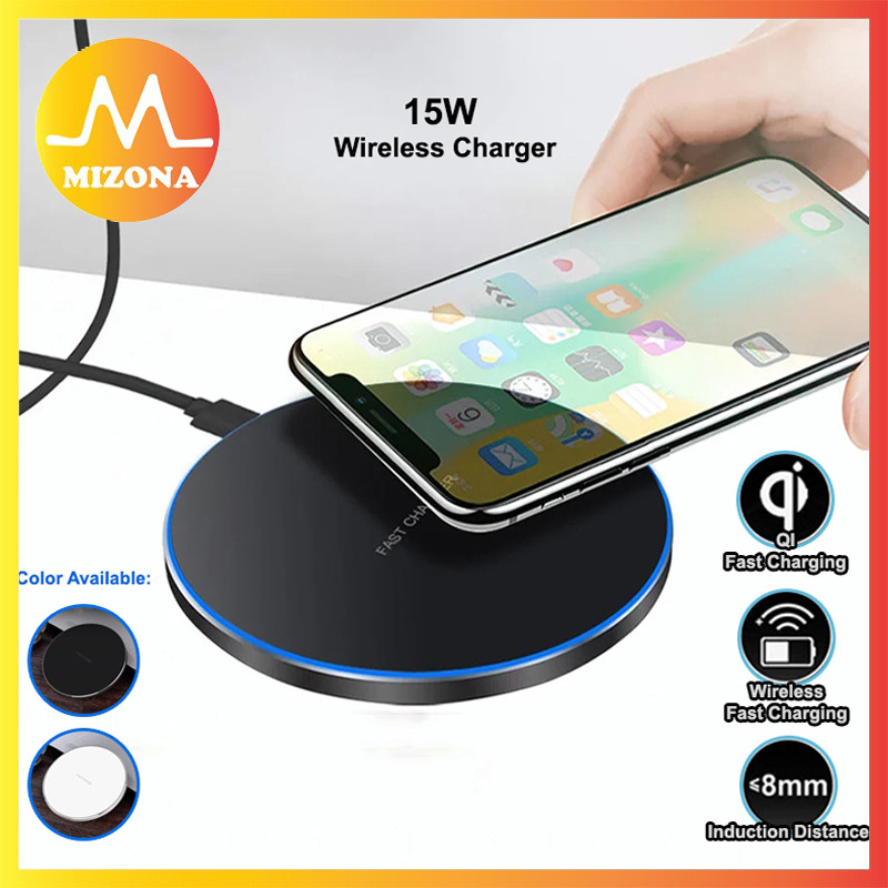 Mizona Mobile Phone Wireless Charger 15W Magnetic Safety Type C Cable ...