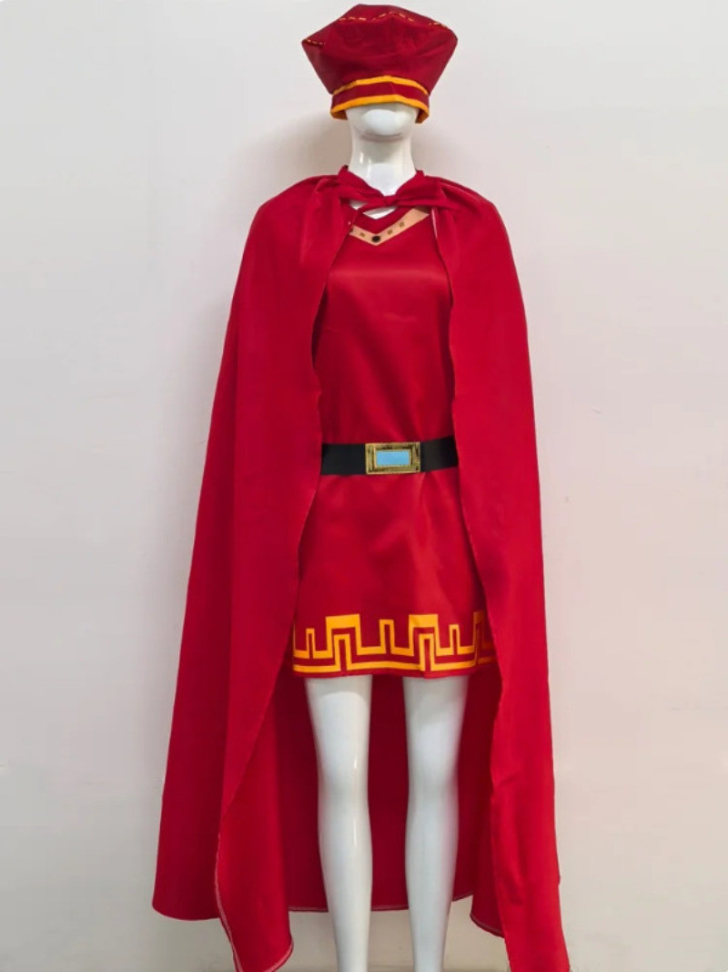 Lord Farquaad Cosplay Costume Shrek Carnival Uniform Adult King Hat ...