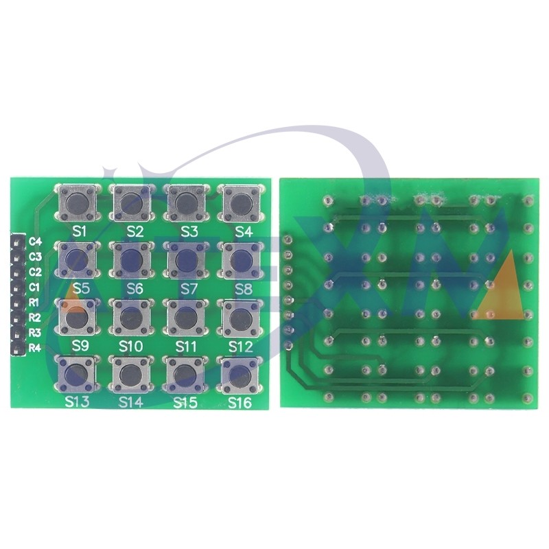 8 Pins 4x4 4*4 Matrix 16 Keys Button Keypad Keyboard Breadboard Module ...