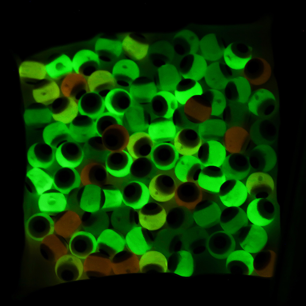 St.kunkka 10Pcs Acrylic Luminous Eye Beads 6mm Devil's Eye Beads for ...