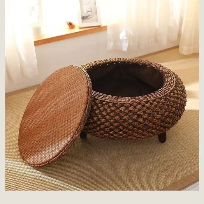 Bay Window Small Table, Rattan Woven Japanese Tatami Coffee Table, Zen ...